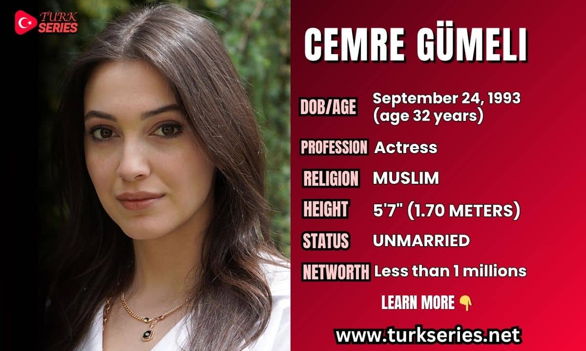 Cemre Gümeli| Bio: Age, Height, Net Worth, Marriage & Lifestyle